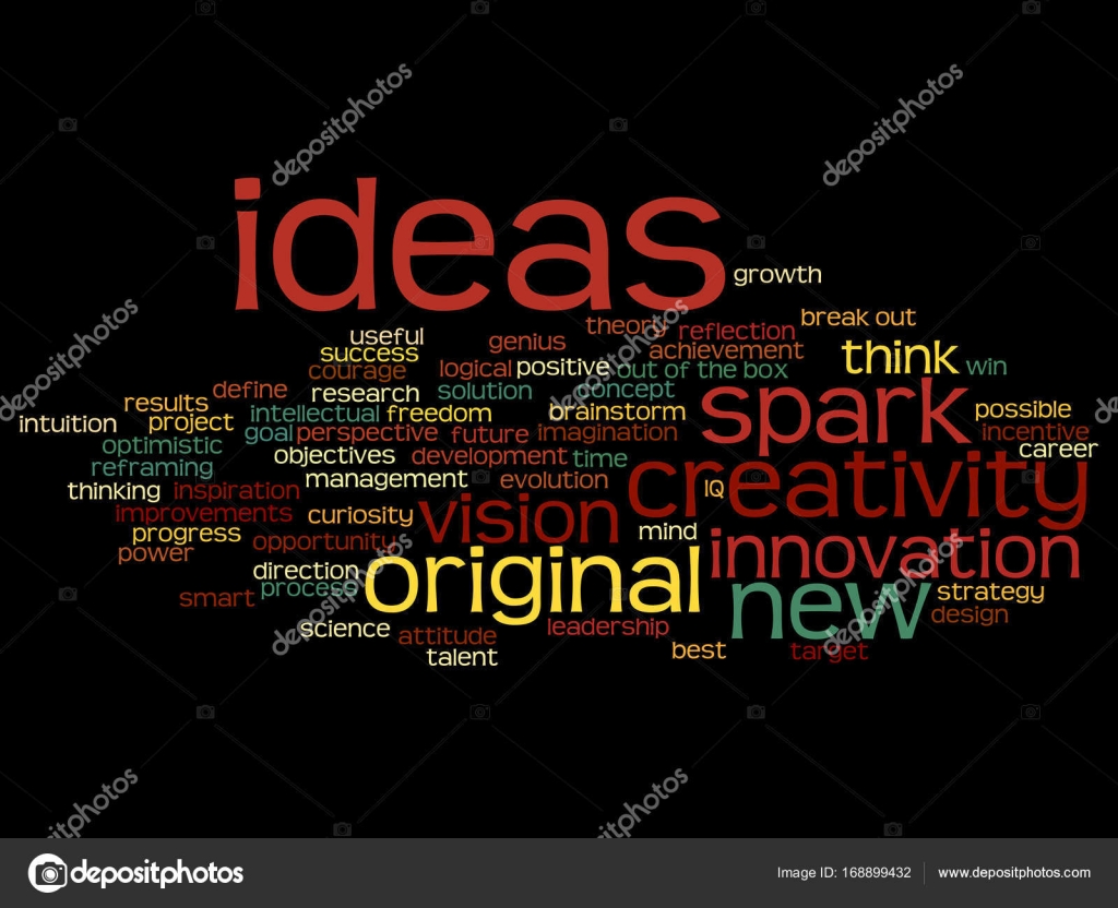 Creative new ideas word cloud Stock Vector Image by ©design36 #168899432
