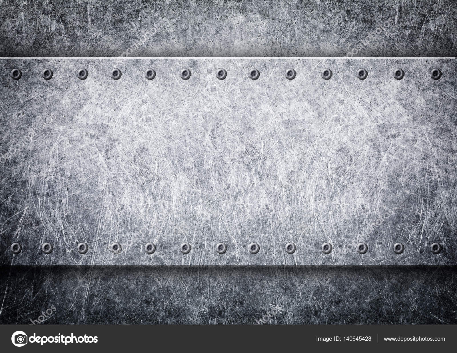 Metal template for design, iron texture as background Stock Photo by ...