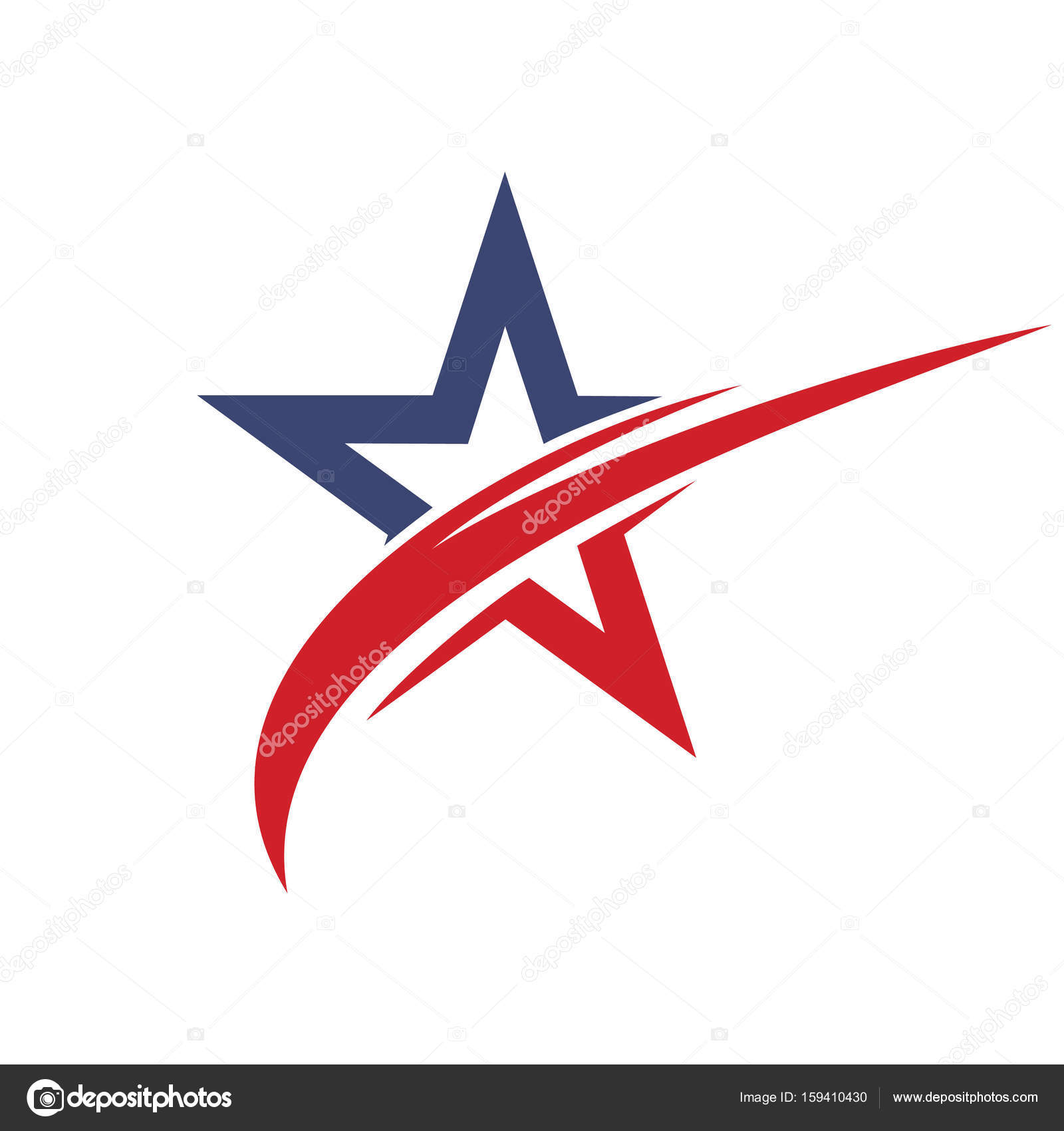 Star vector logo design. Leader boss star, winner, star rating, rank ...