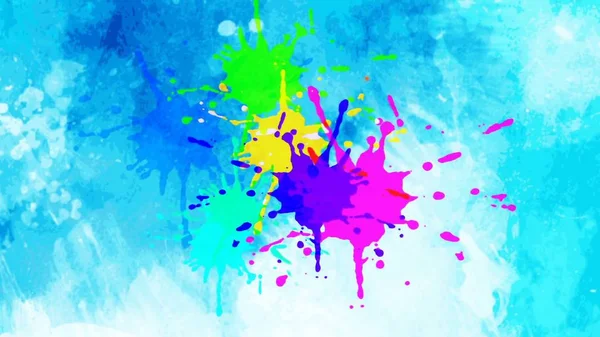 Colorful ink drop in water. - Stock Image - Everypixel