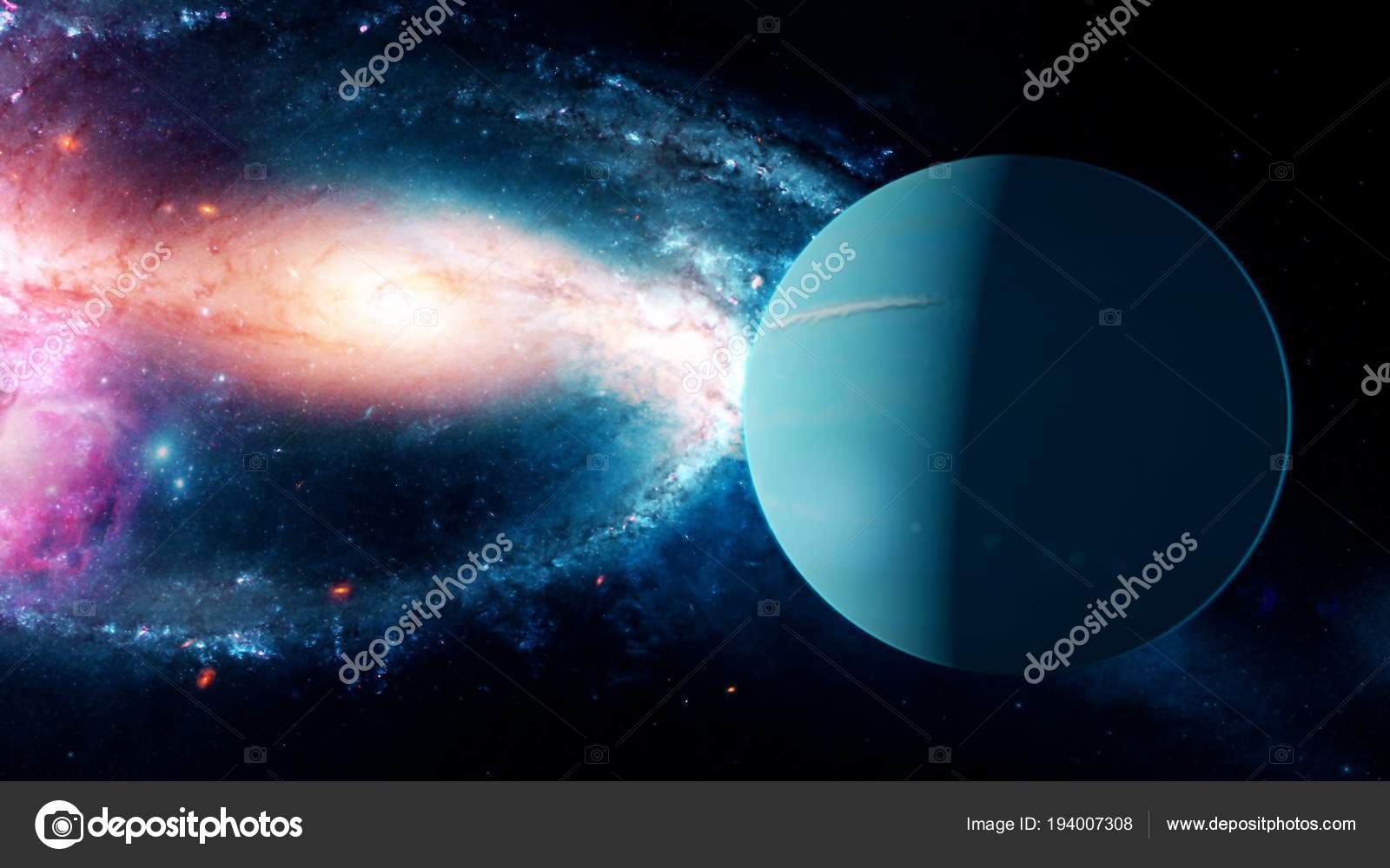 Planet Uranus Background
