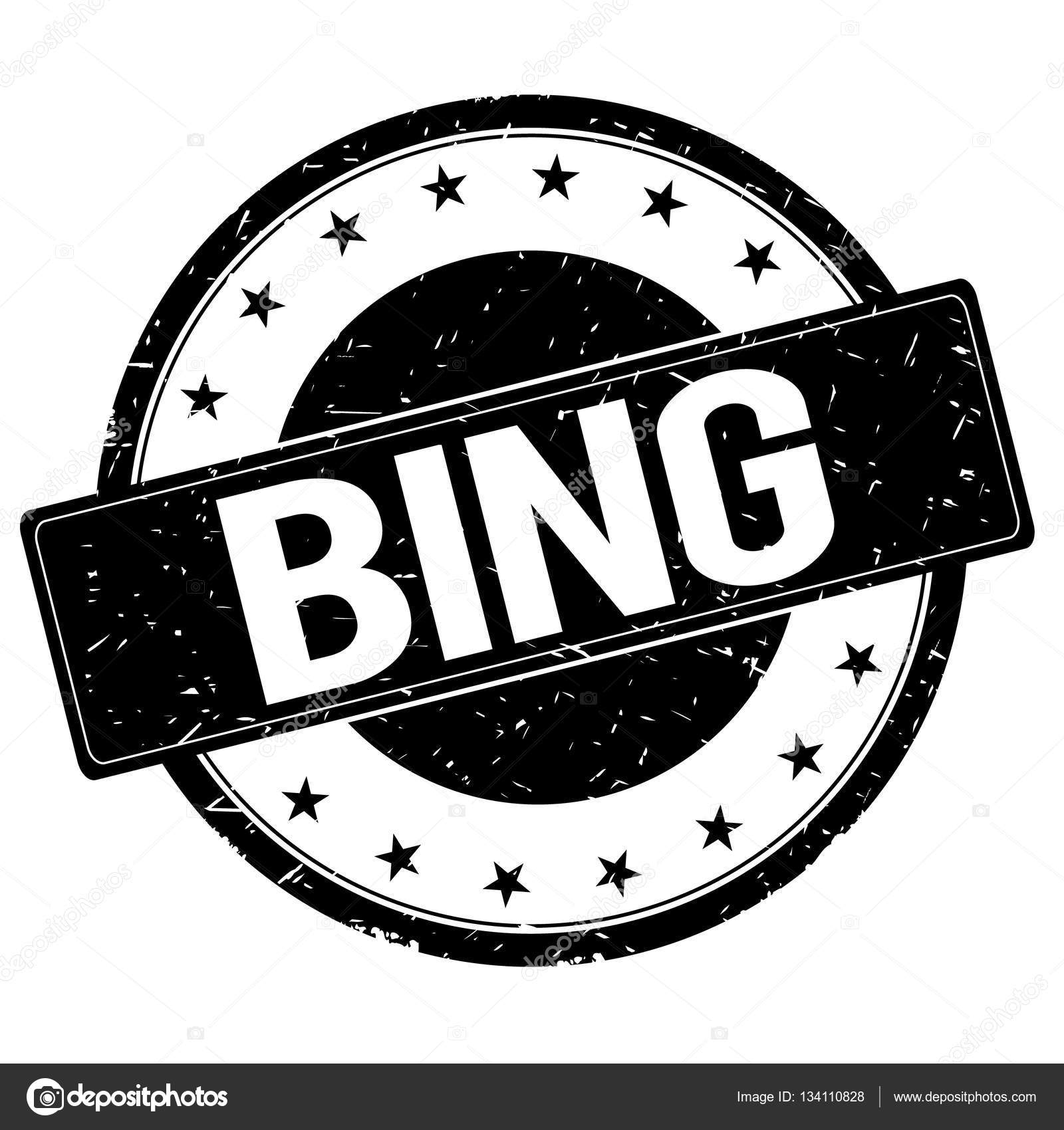 BING stamp sign black. — Stock Photo © ionutparvu #134110828