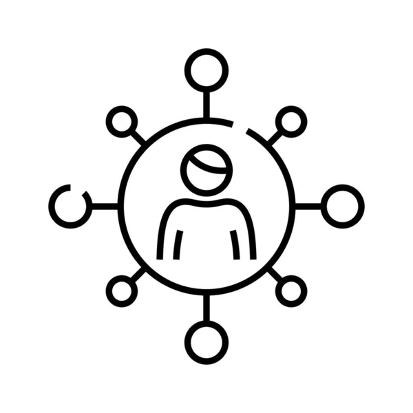 Communication line icon Vector Art Stock Images | Depositphotos