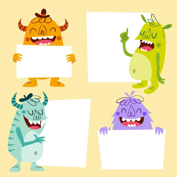 Monstruos doodles Stock vektory, Royalty Free Monstruos doodles ...