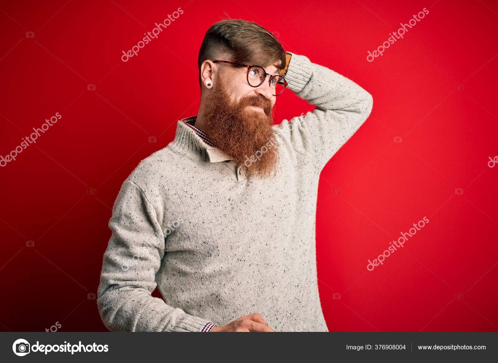 Handsome Irish Man Red Hair