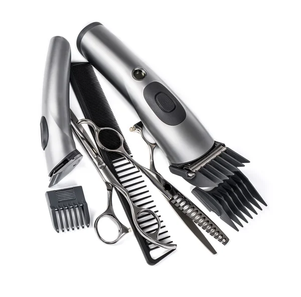 Hairdressing industry. Professional hairdressing tools. — Stock Photo ... Hairdressing industry. Professional hairdressing tools. — Stock Photo ...