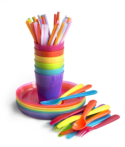 Bright plastic tablewar Stock Photo by ©kornienkoalex 127990392