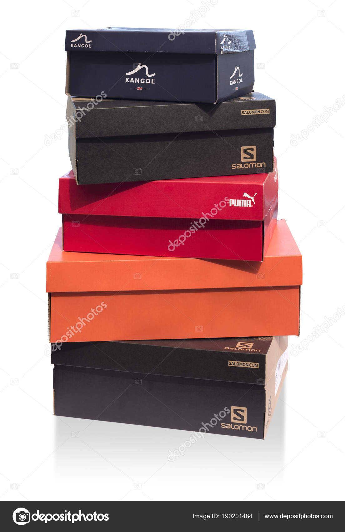 Sport shoe boxes Stock Illustration by ©kornienkoalex #190201484