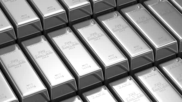 Stack of Silver Bars in Bank Vault — Stock Photo © ras-slava #66716149