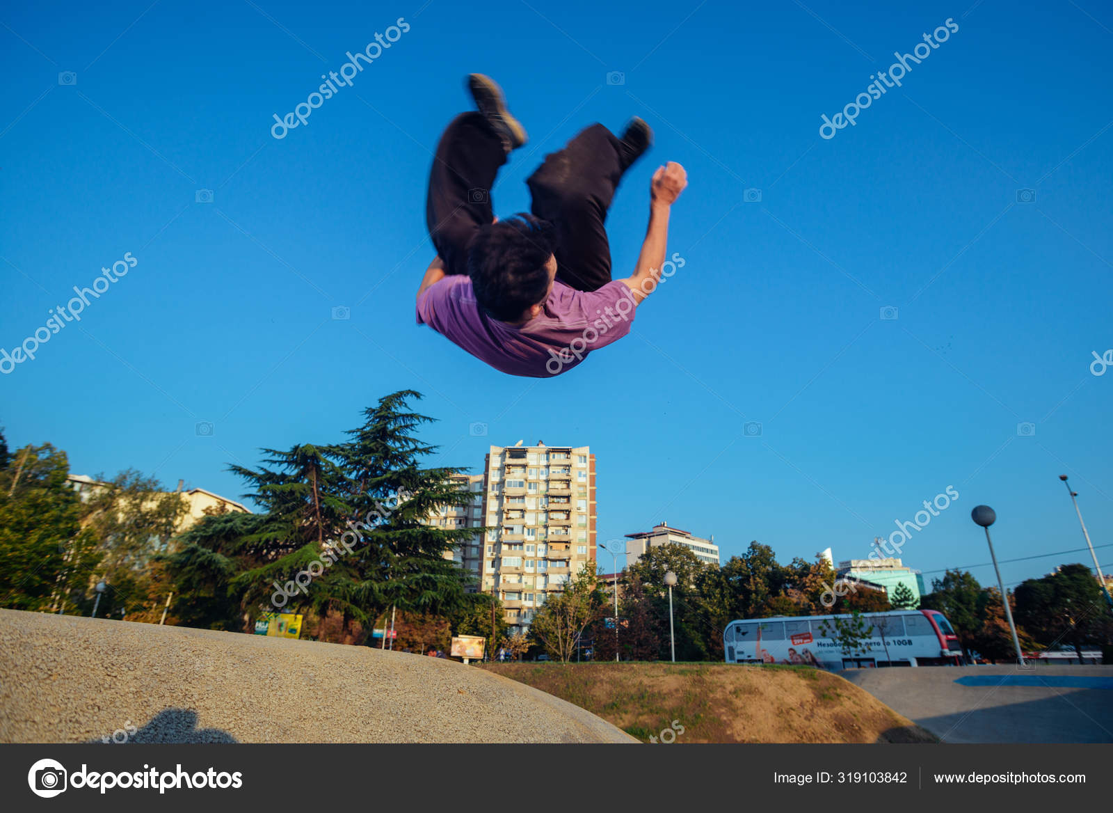 Parkour Side Flip