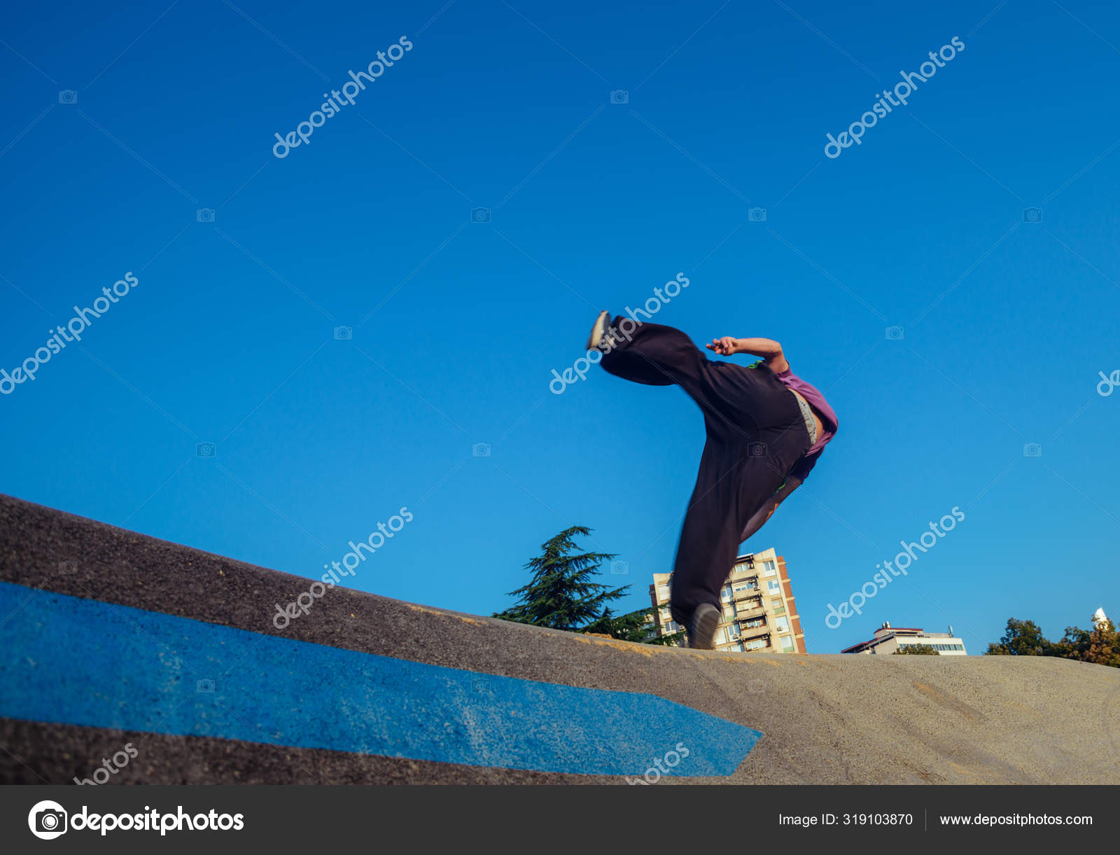 Parkour Side Flip