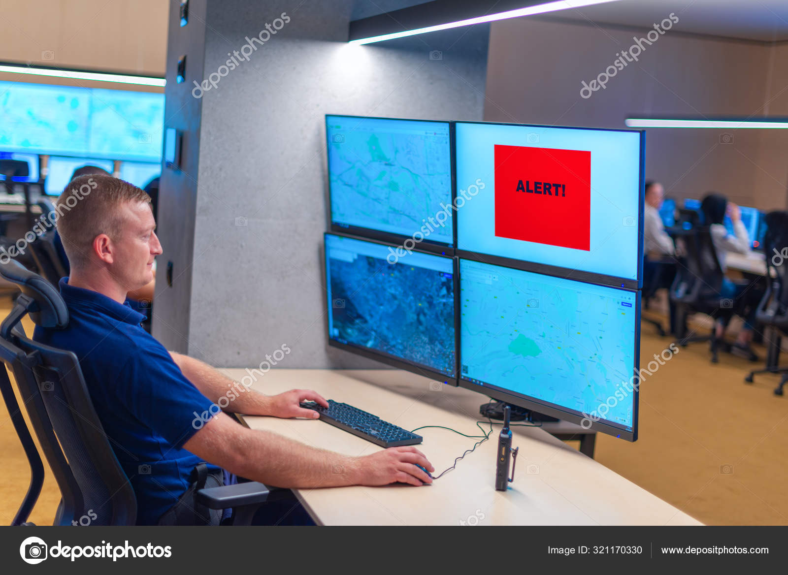 Computer Operator Man