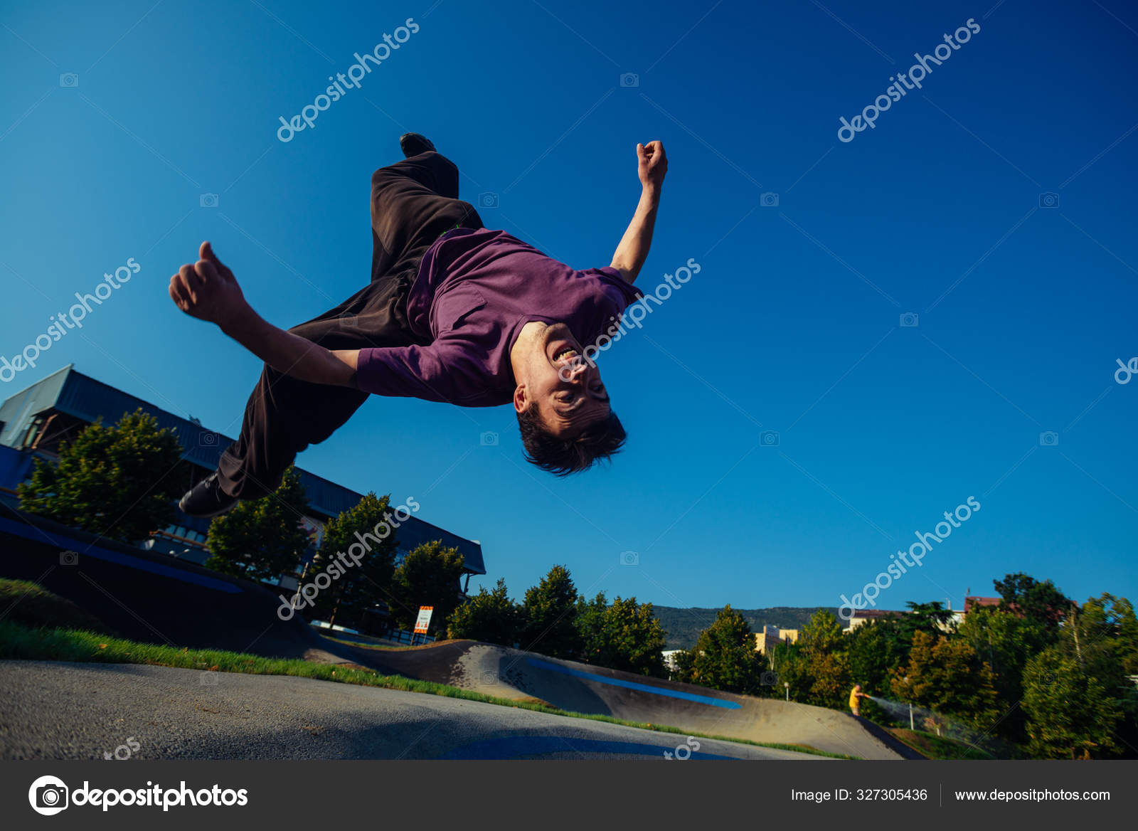 Parkour Side Flip