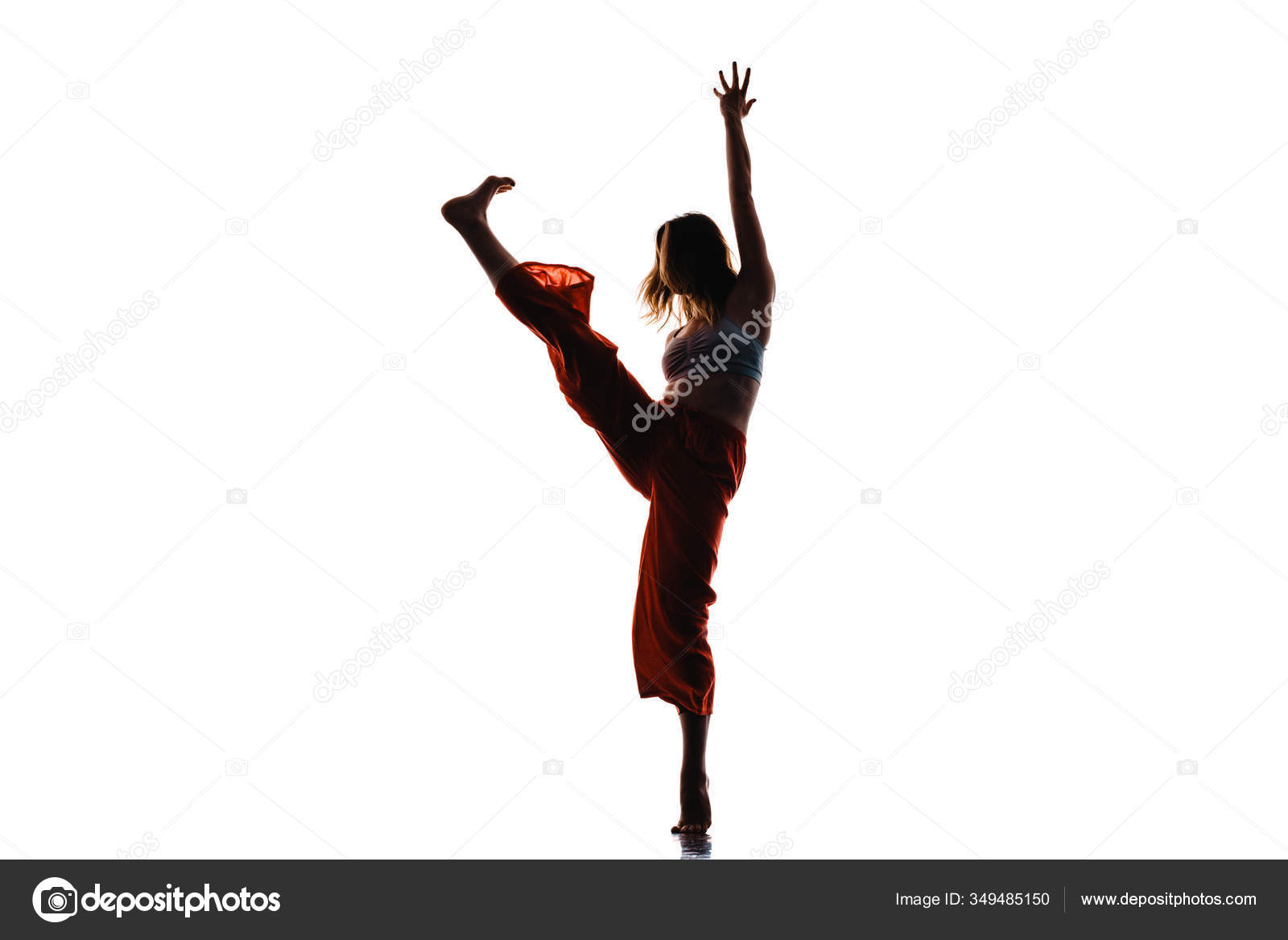 Young Dance Performer Dance Practice Studio — Stock Photo © gorgev ...