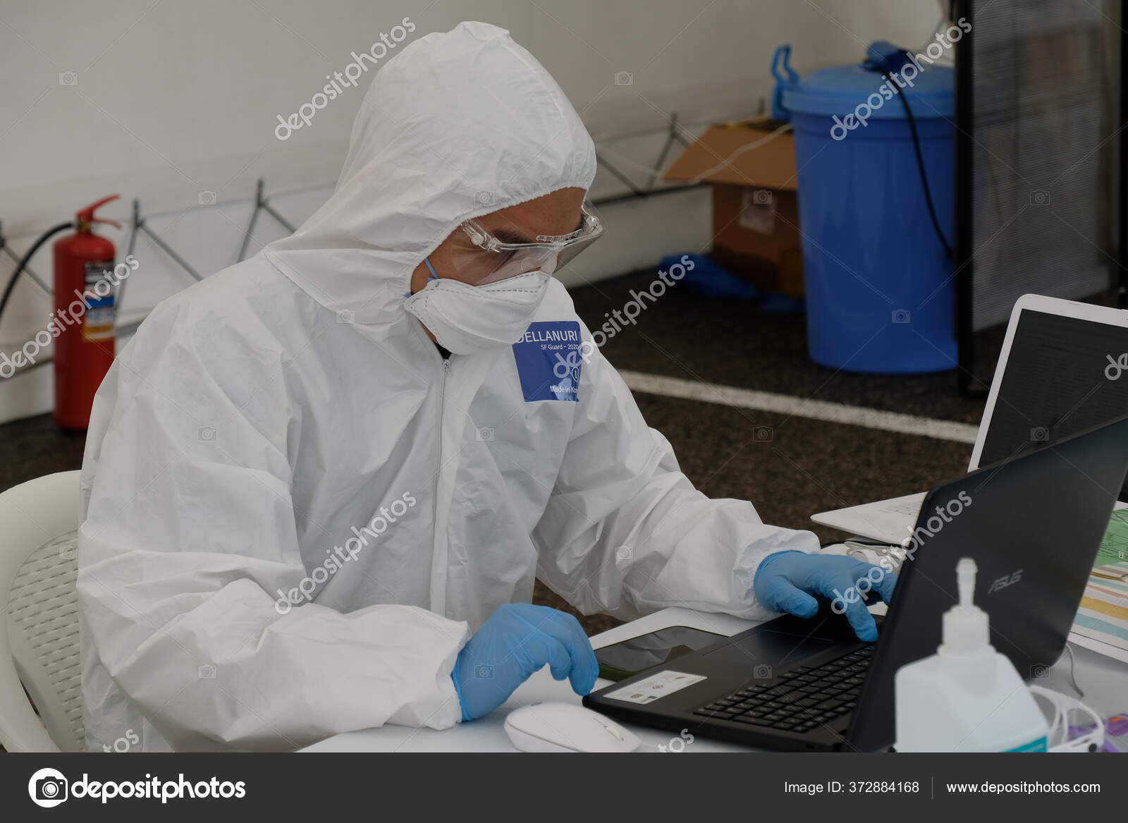 Almaty Kazakhstan 2020 Mobile Laboratory Station Checking City ...