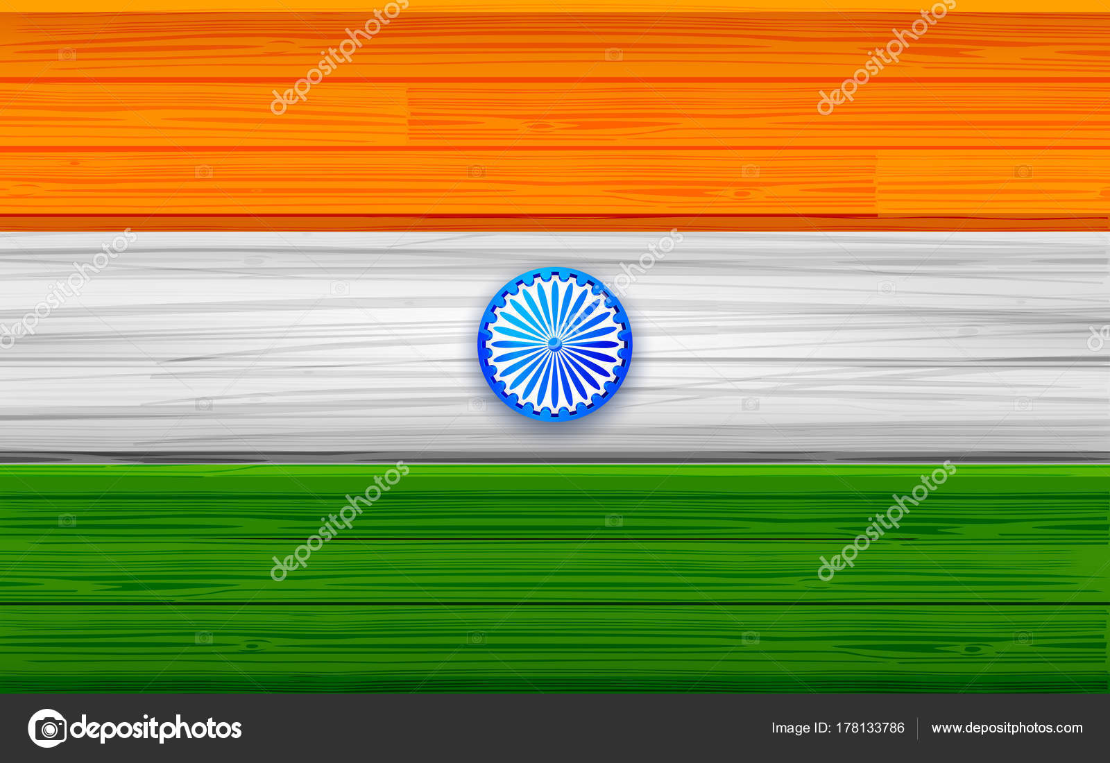 Tricolor Indian Flag background for Republic and Independence Day of ...