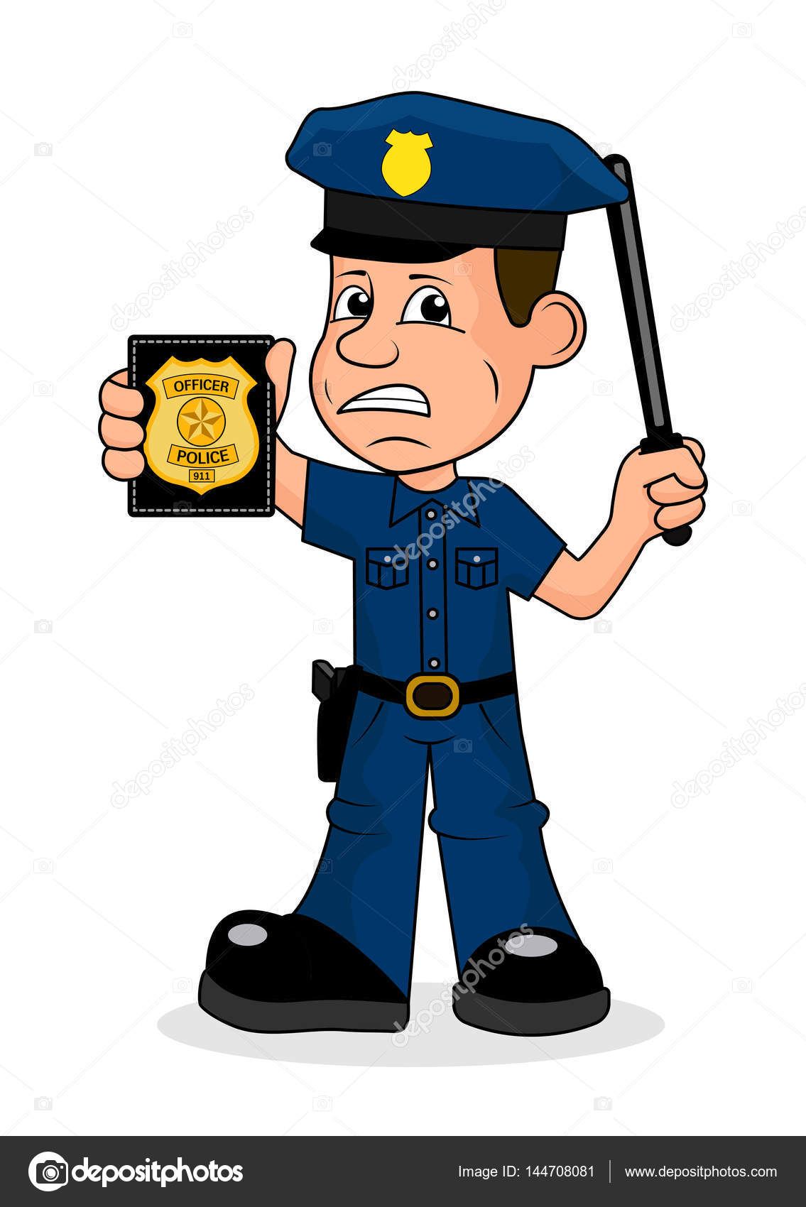 Angry Police Officer