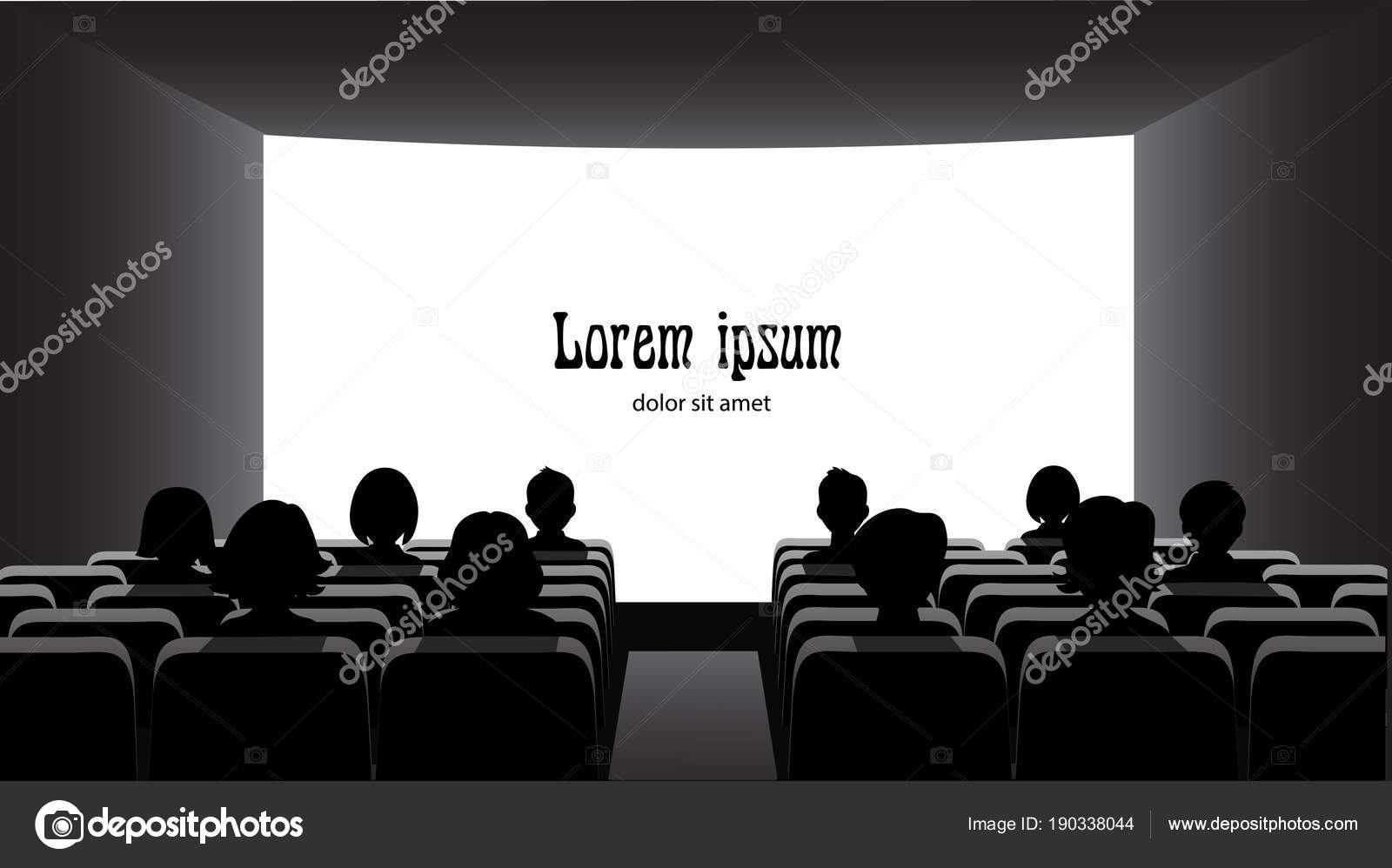 Cinema Audience Silhouette