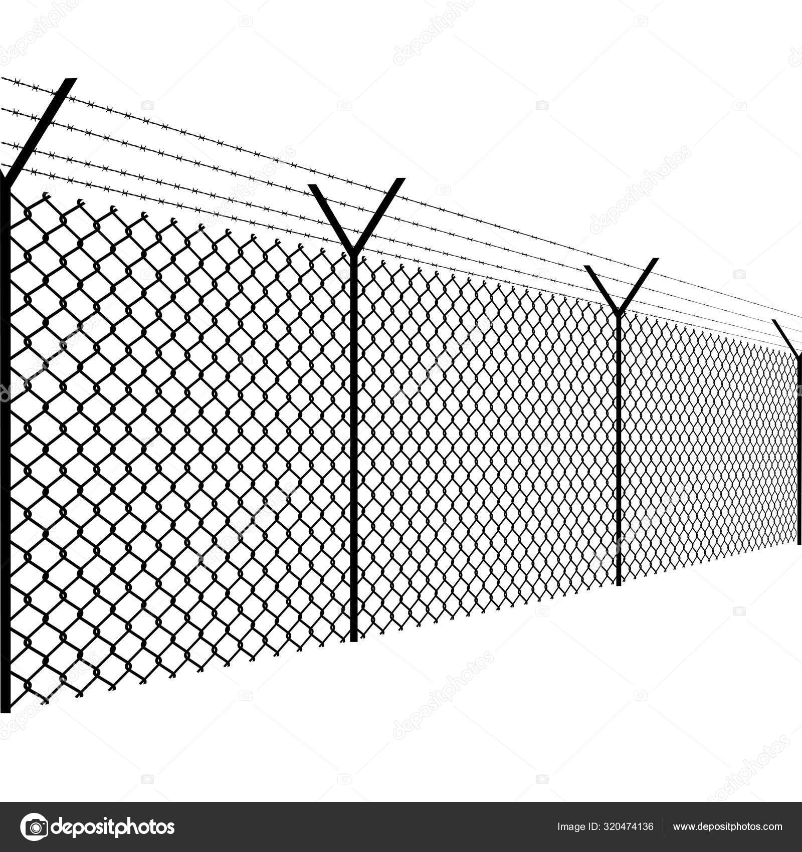 Barb Wire Fence Cartoon