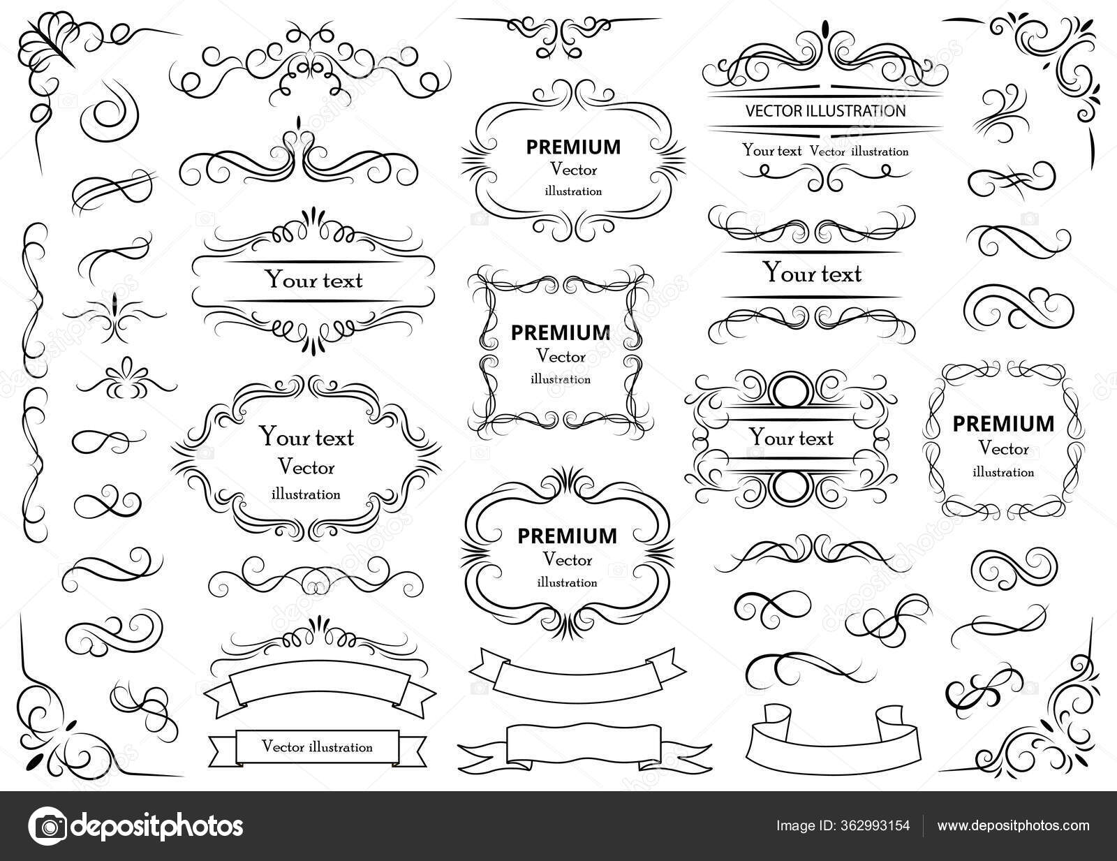 Decorative Swirls Illustrator