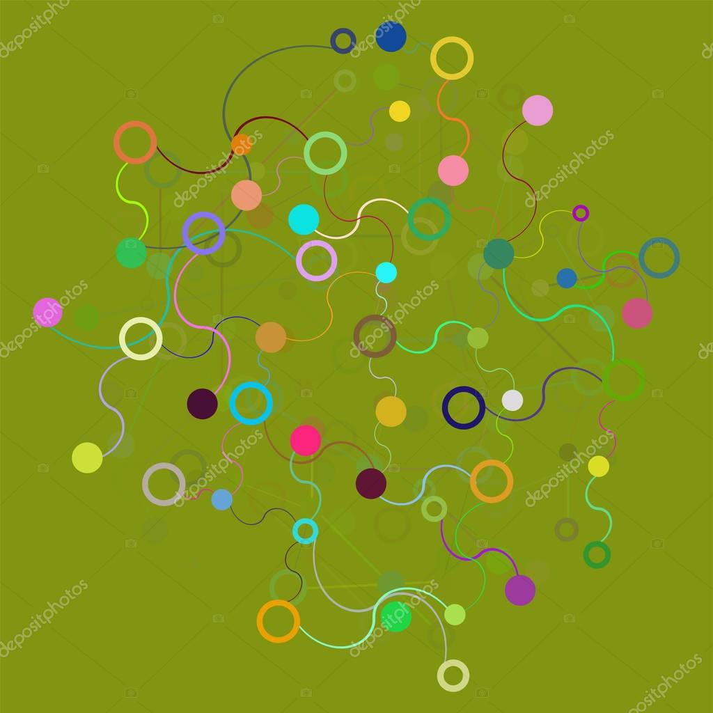 Network color technology communication background. — Stock Photo ...