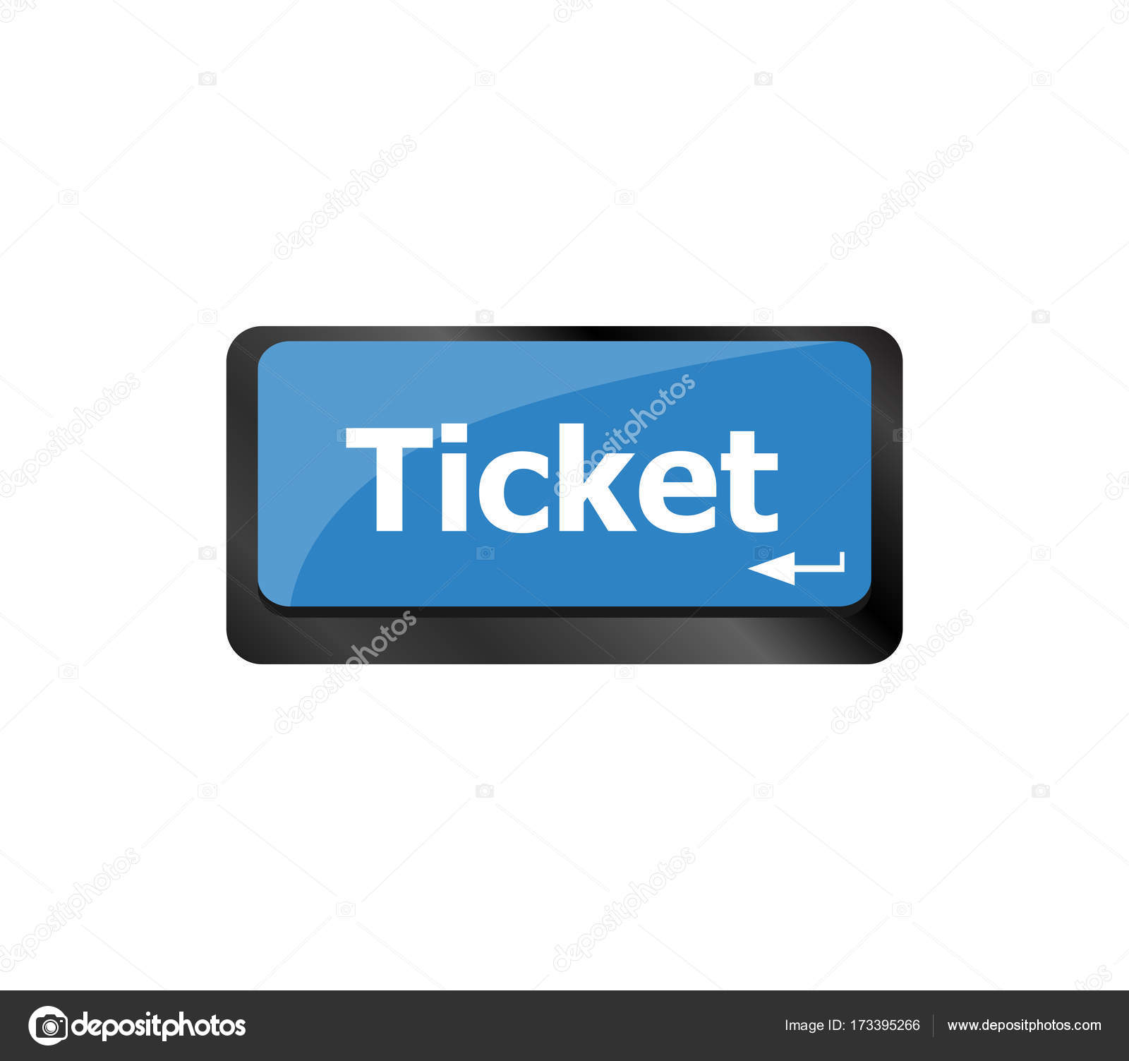 Ticket word on computer keyboard key button — Stock Photo © fotoscool ...