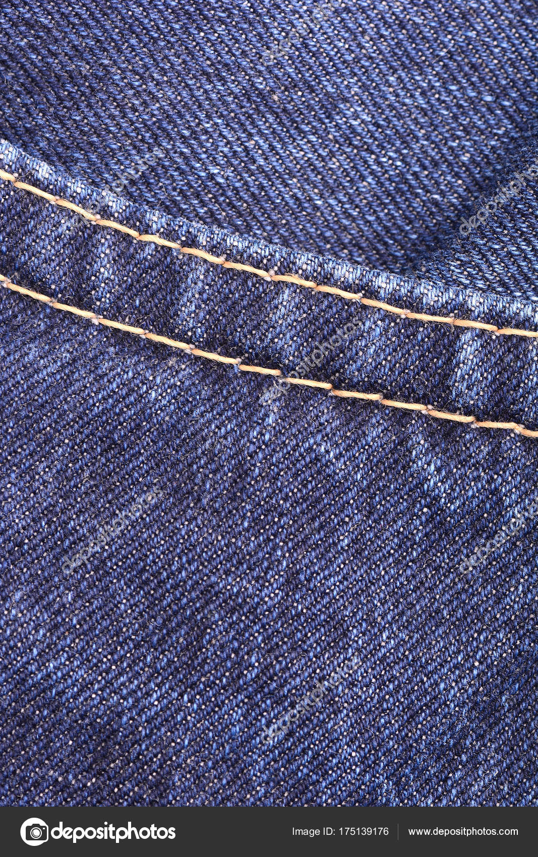 Dark blue jeans close up, denim cloth texture background — Stock Photo ...