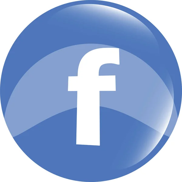 Round Facebook Button