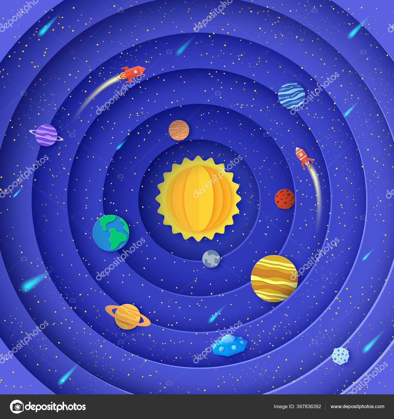 Animated 3d Solar System Wallpaper