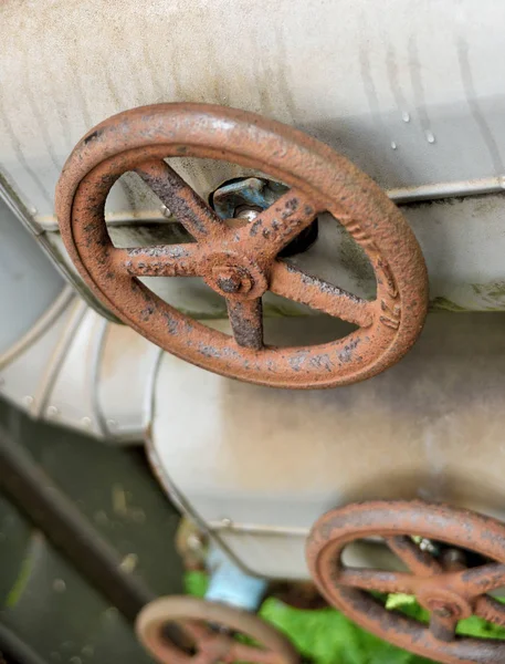 Rusty valve — Stock Photo © EmiliaU #7403606