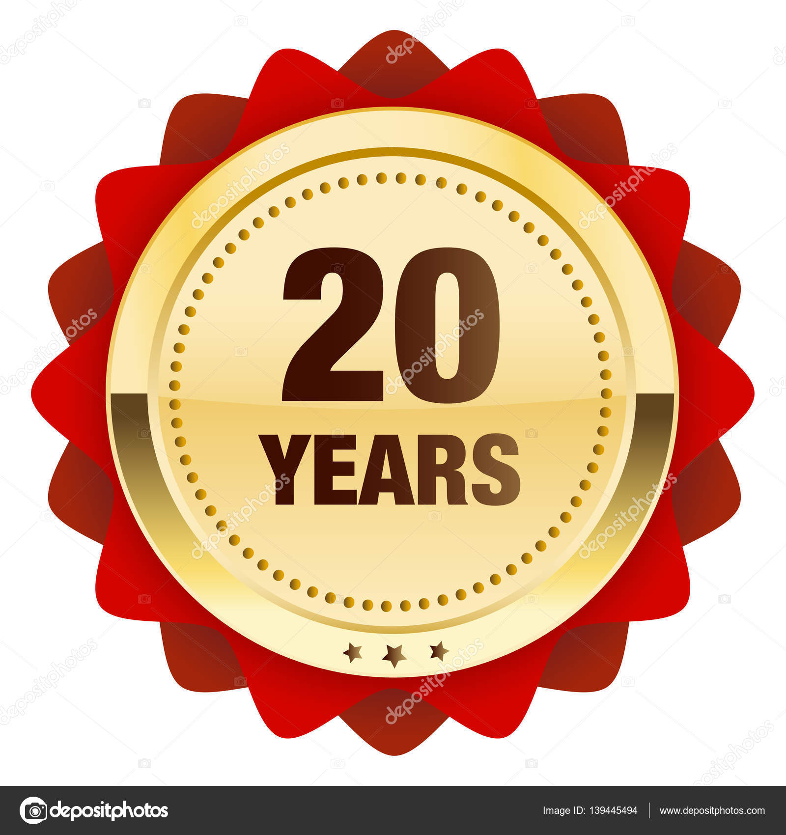 20 years seal or icon Stock Vector Image by ©Eivaisla #139445494