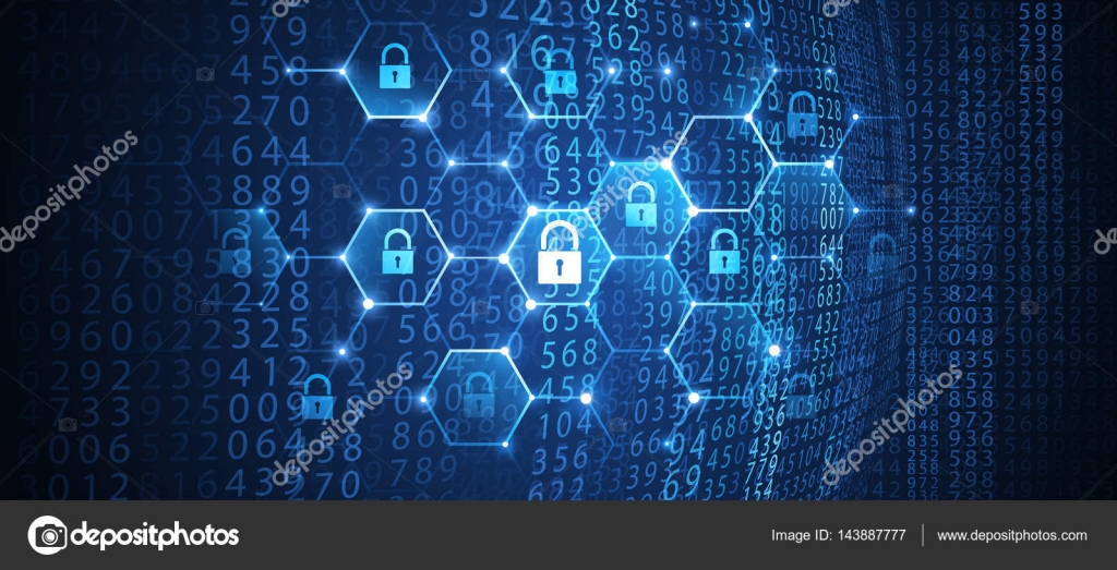 Internet security background. Vector Stock Vector Image by ©-Baks ...