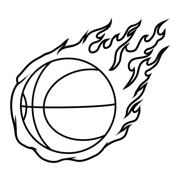 Retro Sport Flame Mascot Vector Character — Stock Vector © baavli #13685563