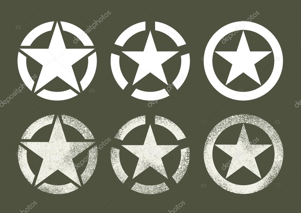 U.S Military stars — Stock Vector © Thomaspajot #125051916