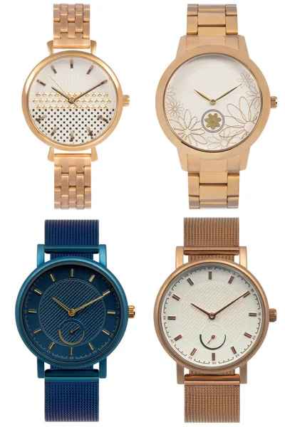 Wrist Watch Front Position Isolated White Background Stock Photo by ...