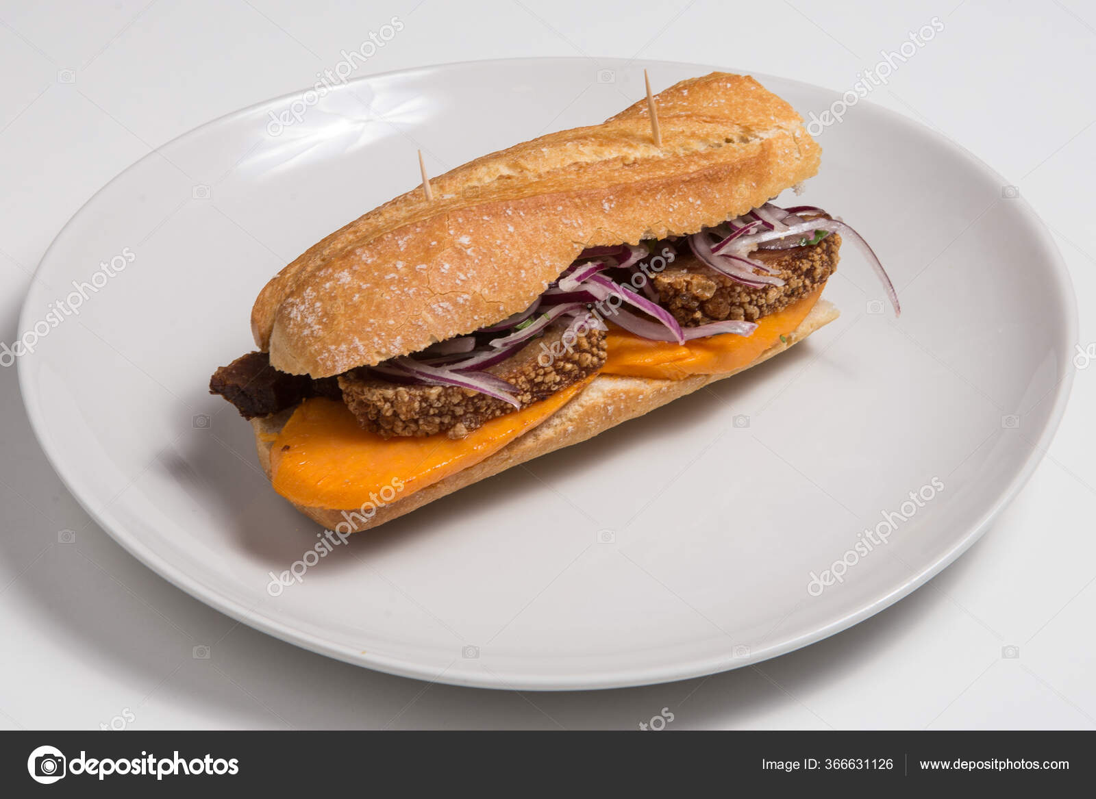 Pan Con Chicharron Peruano