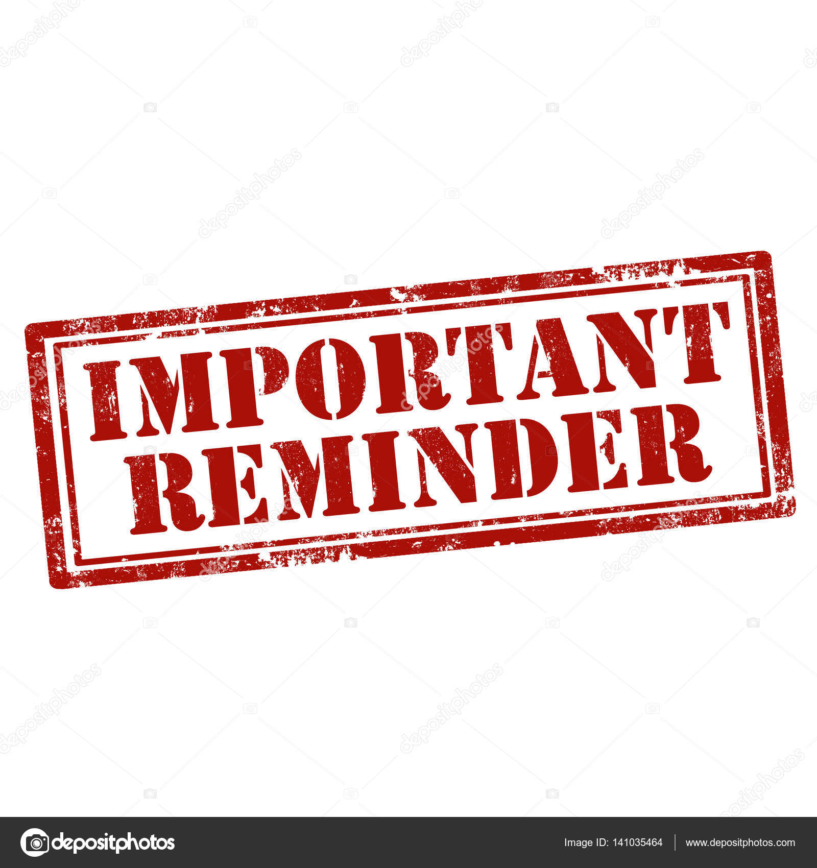 Important Reminder Banner D V R [2023]: An Important Reminder Of The