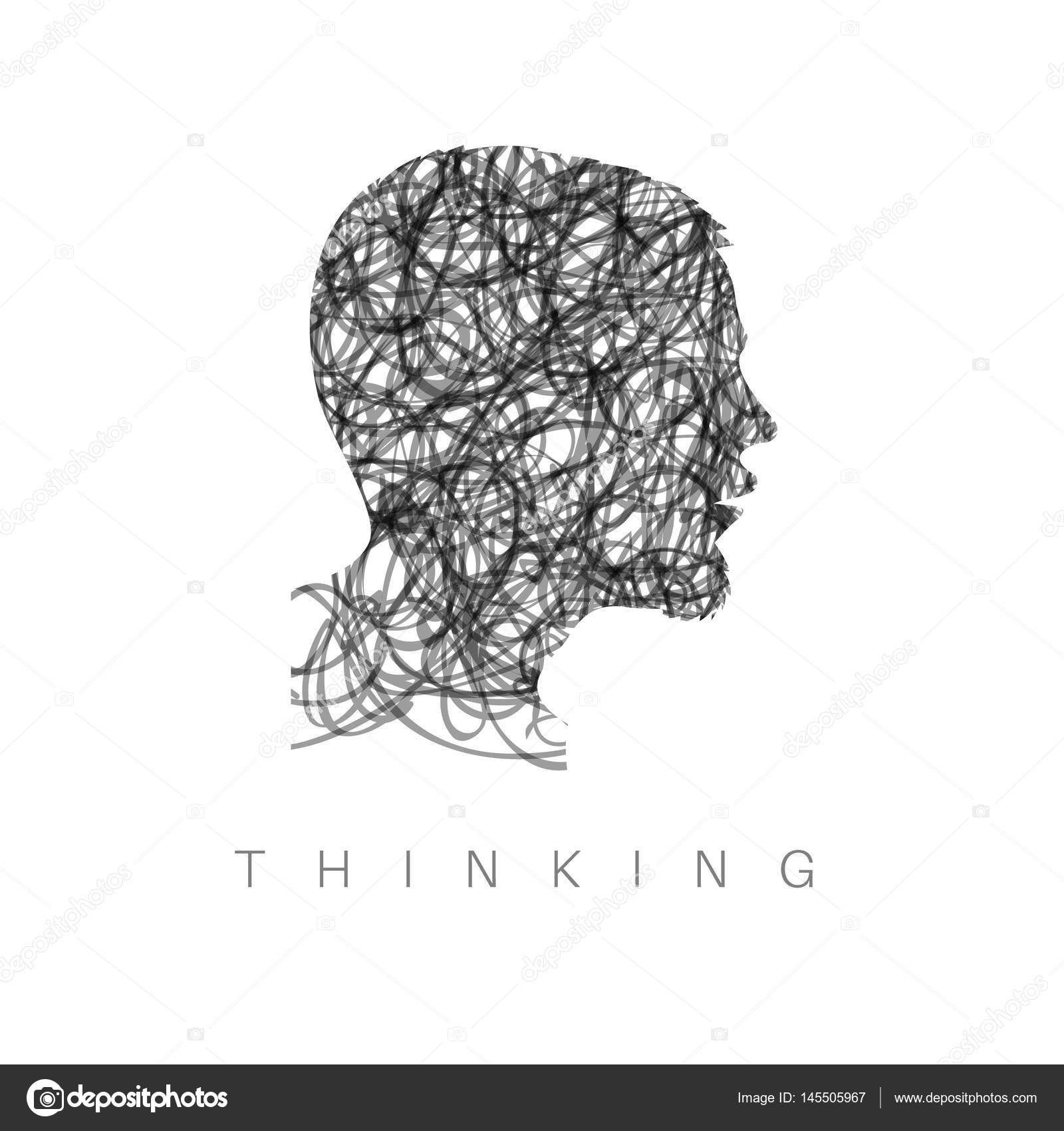Thinking concept illustration — Stock Vector © orson #145505967