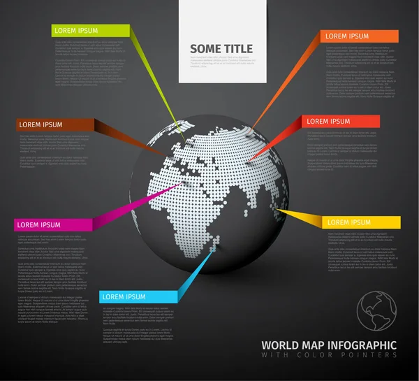 World map infographic template Stock Vector Image by ©orson #158201272