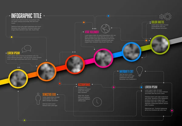 Project Evolution Timeline Template Deep Spiral Model Icons Dark Teal ...