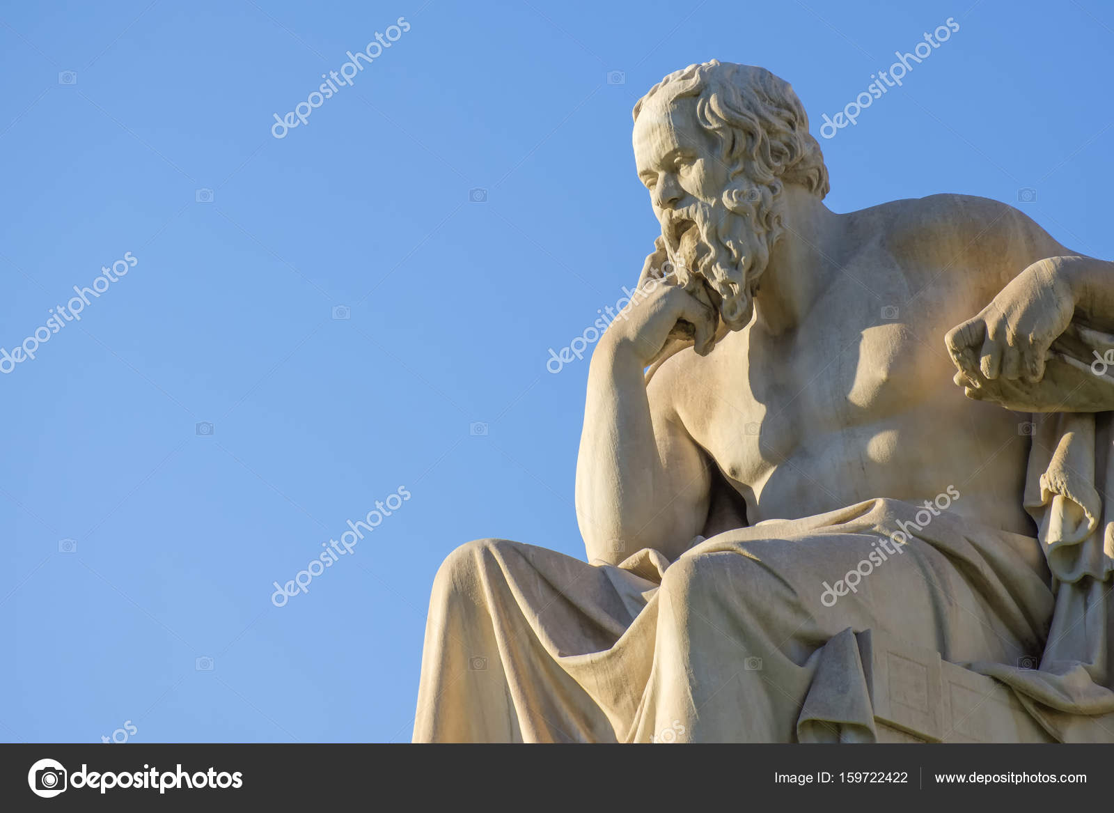 Greek philosopher Socrates — Stock Photo © stefanel #159722422