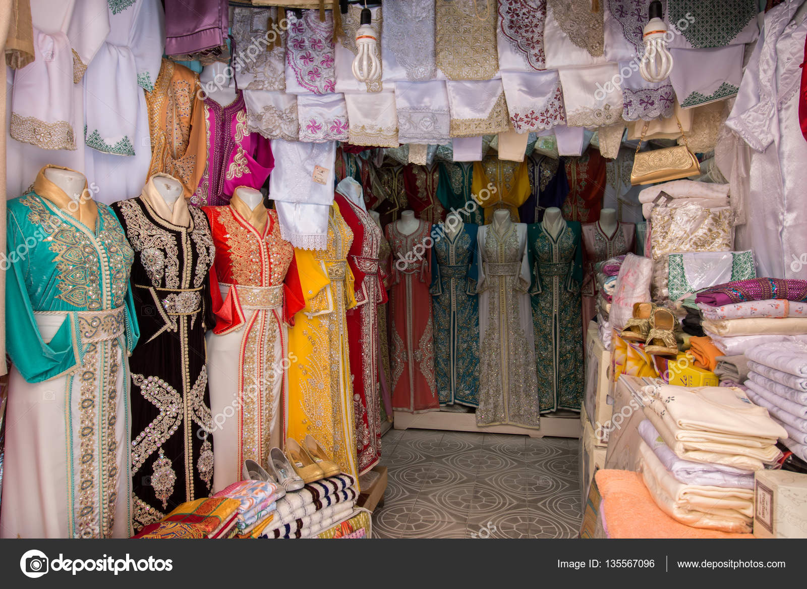 Luxurious moroccan clothes Stock Photo by ©membio 135567096