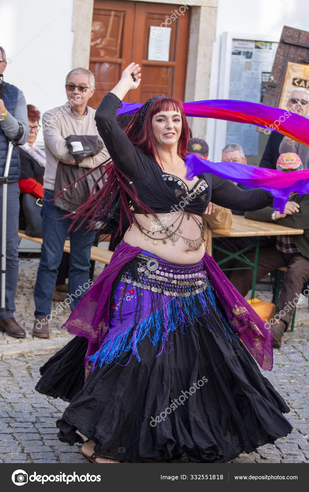 Medieval performers on festival – Stock Editorial Photo © membio #332551818
