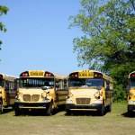 Old school buses Stock Photo by ©tupungato 4600193