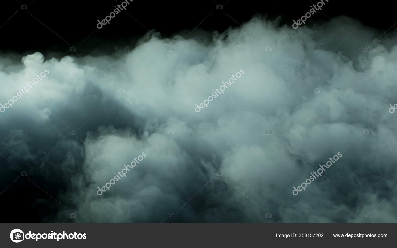 Photo Realistic Clouds Black Dark Background Poster Wallpaper Texture ...