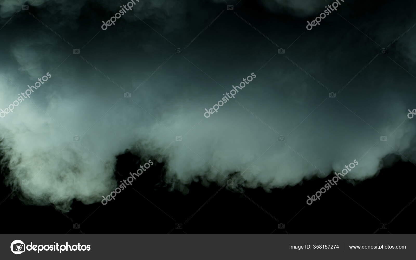 Real Thunder Lightning Storm Clouds Photo Shooted Dark Background Dry ...