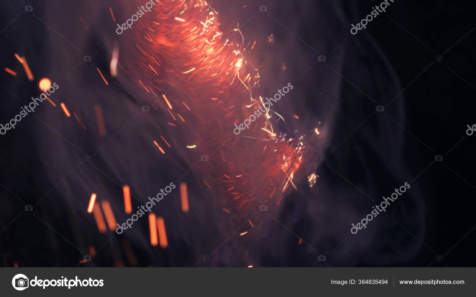 Macro Photo Bonfire Sparks Fire Flames Bursts Blasts Explosion Micro ...