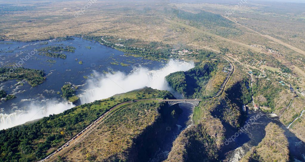 Imágenes: de río zambeze | El río Zambeze y sus caídas de agua — Foto ...