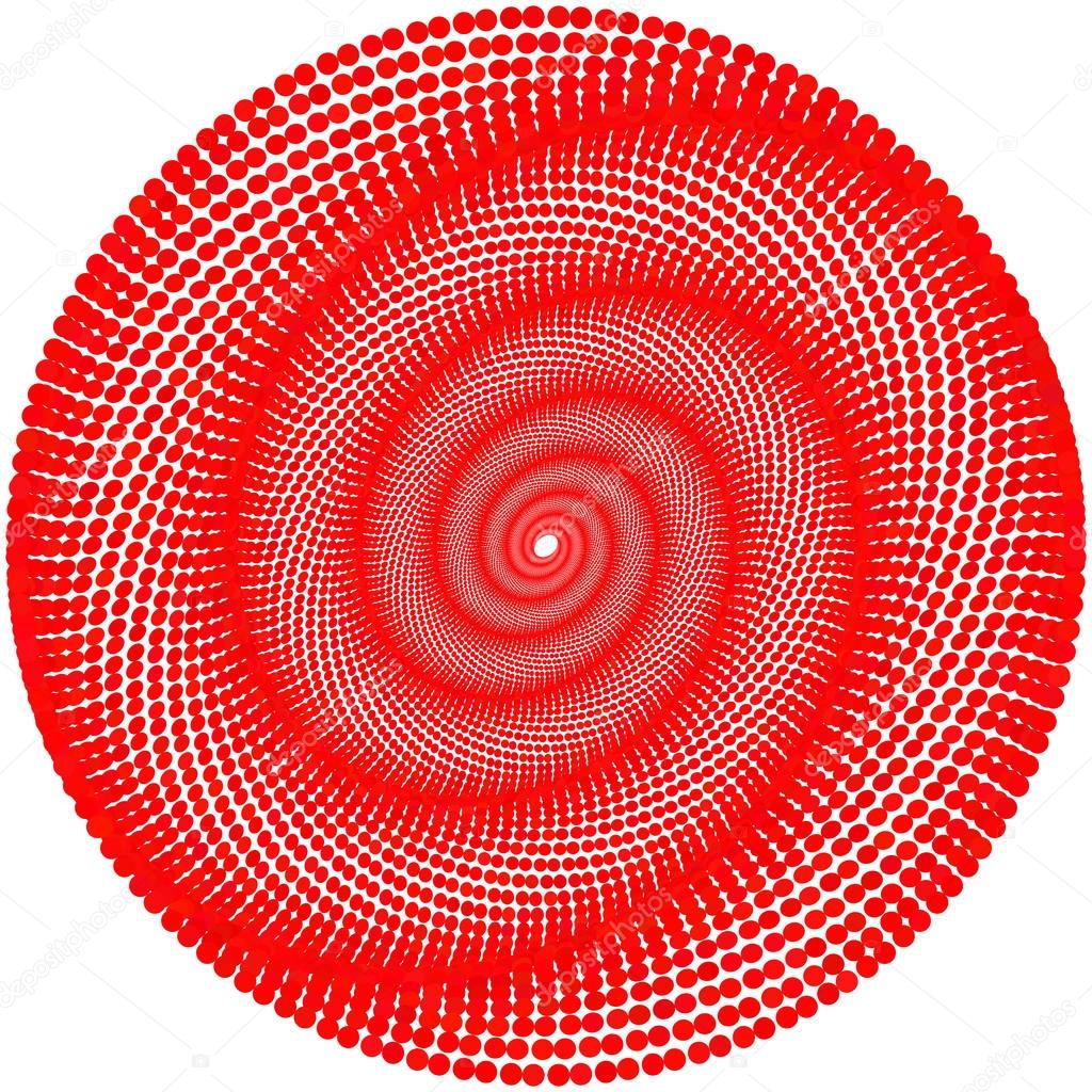 Efectos espirales abstractos, vórtice con formas concéntricas mezcladas ...