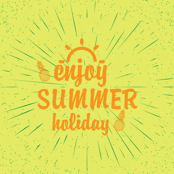 Sun with hand drawn typography poster. Romantic quote "Let the s ...